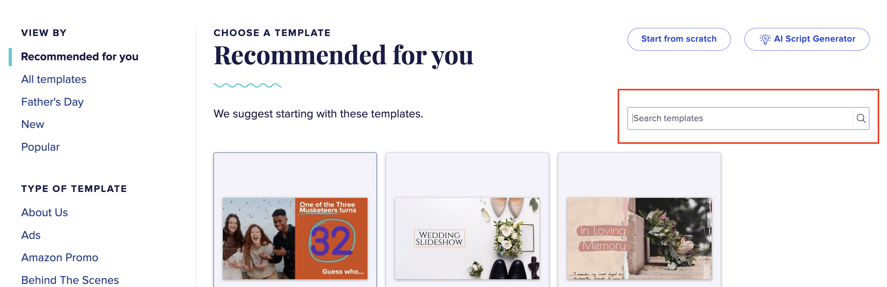 Choosing the Right Template for your Video – Animoto Help