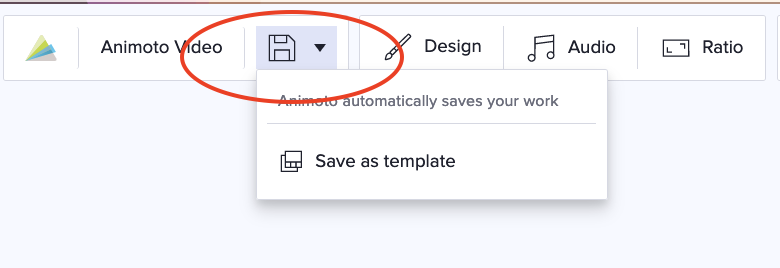 Add a Saved Template – Animoto Help
